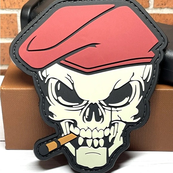 Accessories | Skull Pvc Patch Tactical Morale Smoking Skull Cigar Patch ...